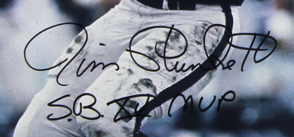 Jim Plunkett Signed Oakland Raiders 16×20 Color Photo with “SB MVP ...