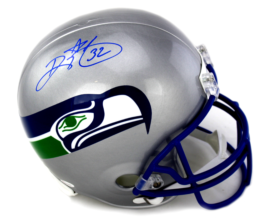 Ricky Watters Signed Seattle Seahawks Riddell Throwback Full Size NFL ...