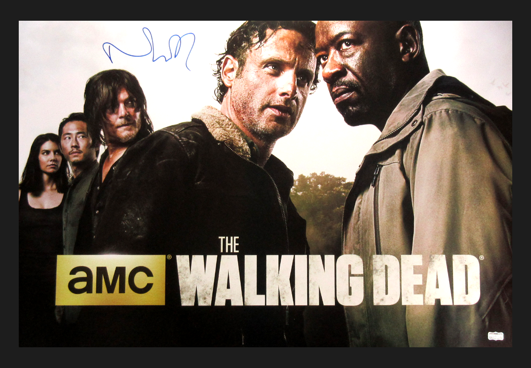 Norman Reedus Signed The Walking Dead Season Six Framed Full Size ...