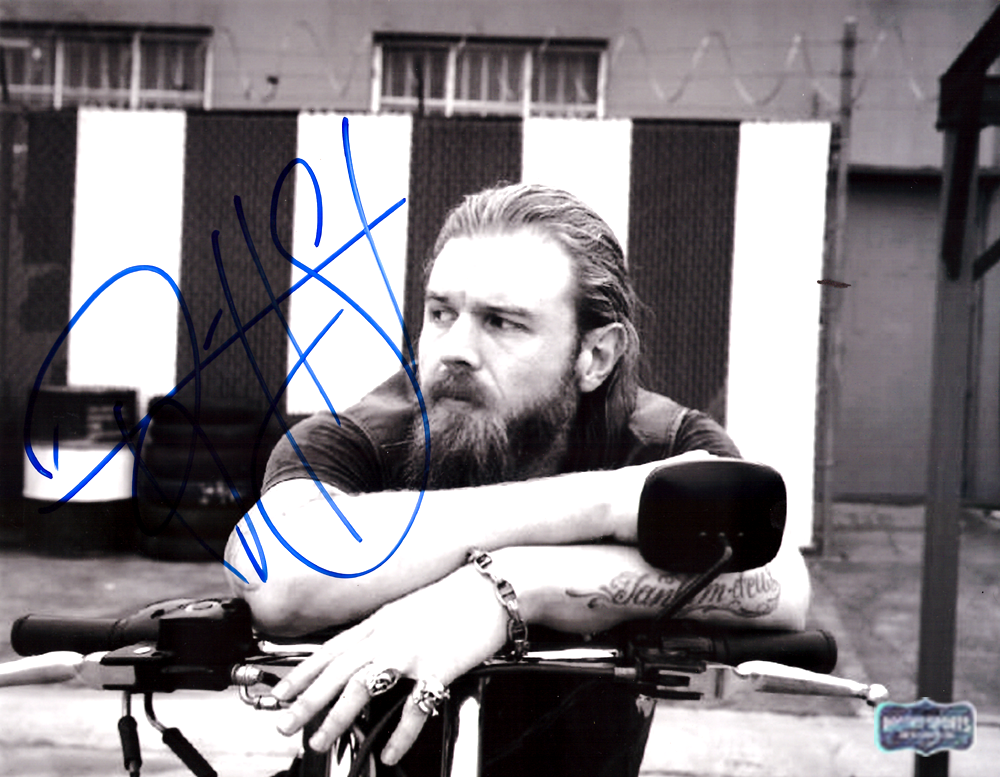 Ryan Hurst Signed Sons Of Anarchy Unframed 8×10 Photo – Sitting On Bike ...