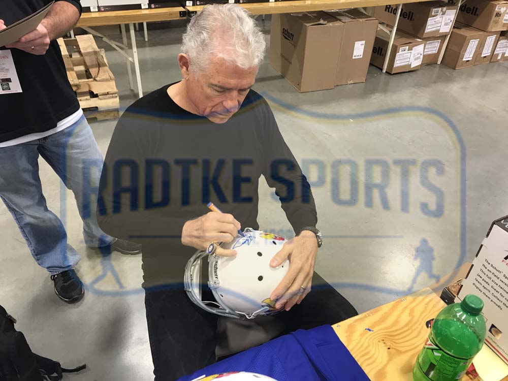 John Riggins Signed Kansas Jayhawks Full Size Schutt Helmet – Radtke Sports