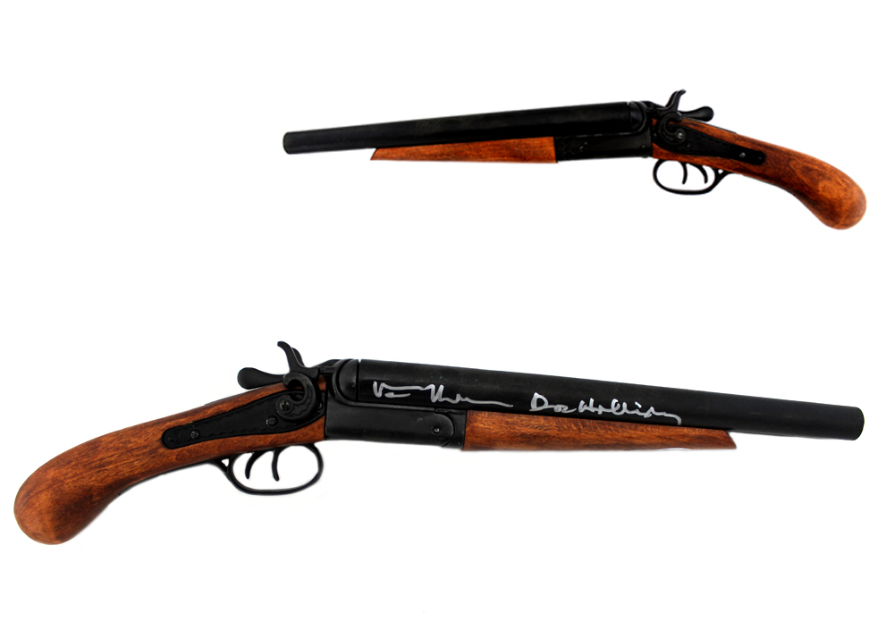 Val Kilmer Signed Tombstone Howitzer Replica Double Barrel Shotgun with ...