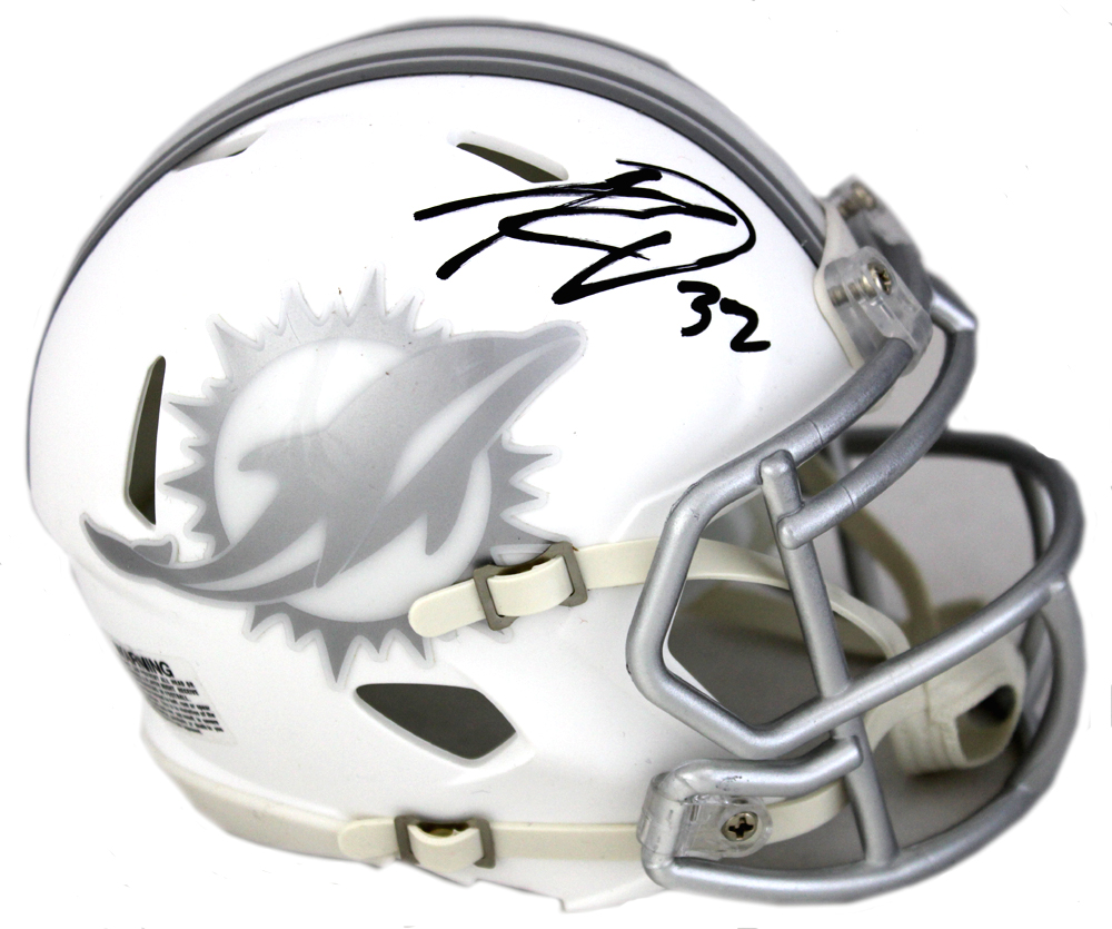 Kenyan Drake Signed Miami Dolphins Riddell NFL Ice Mini Helmet – Radtke ...