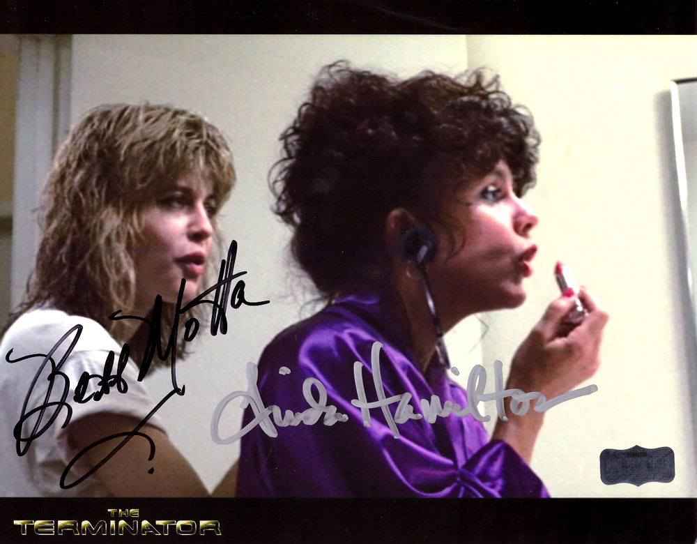 Linda Hamilton & Bess Motta Signed Terminiator 8×10 Photo – #1 – Radtke ...