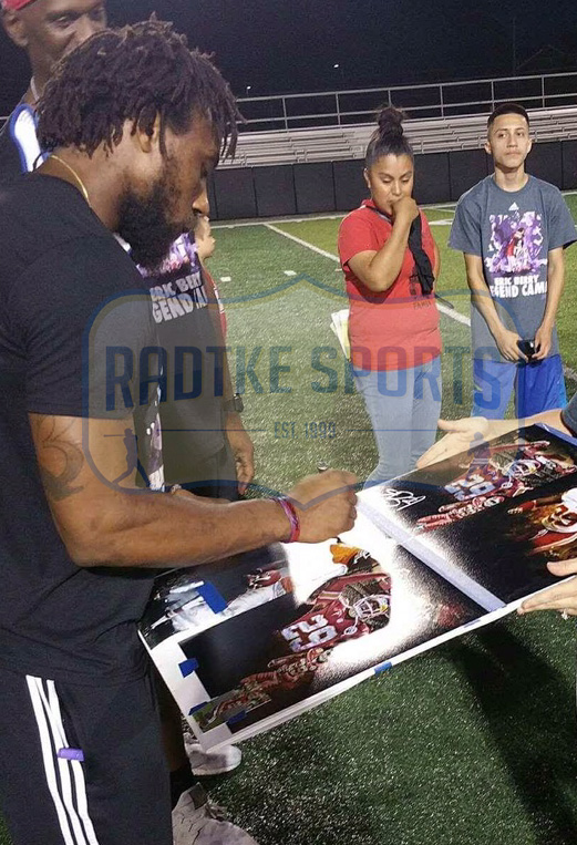 Eric Berry Signed Kansas City Chiefs 8×10 NFL Photo – Kneeling – Radtke ...