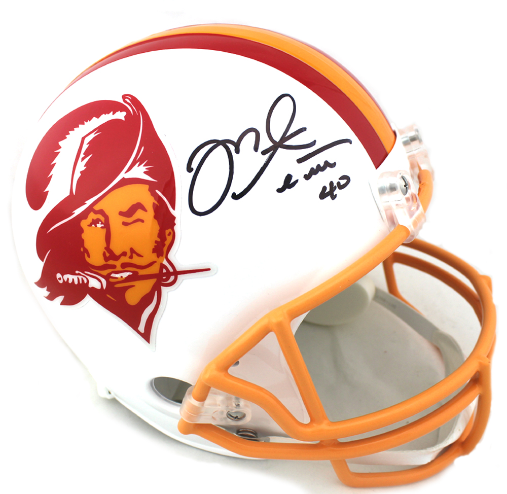 Mike Alstott Signed Tampa Bay Buccaneers Riddell NFL Full Size ...