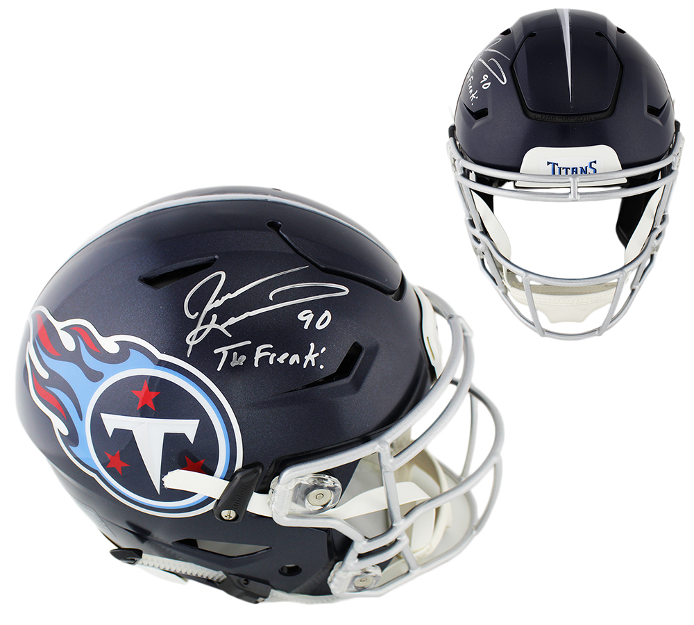 Jevon Kearse Signed Tennessee Titans Speed Flex Authentic Blue NFL ...
