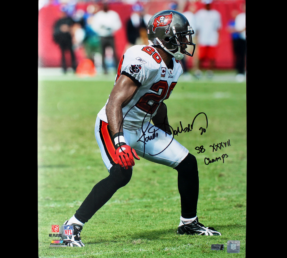 Ronde Barber Signed Tampa Bay Buccaneers Unframed 16×20 NFL Photo with ...