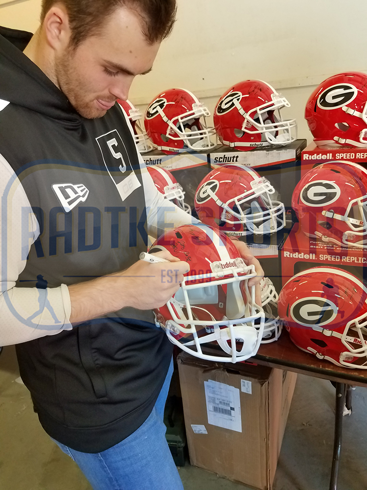 Jake Fromm Signed Georgia Bulldogs Speed Authentic NCAA Helmet – Radtke ...
