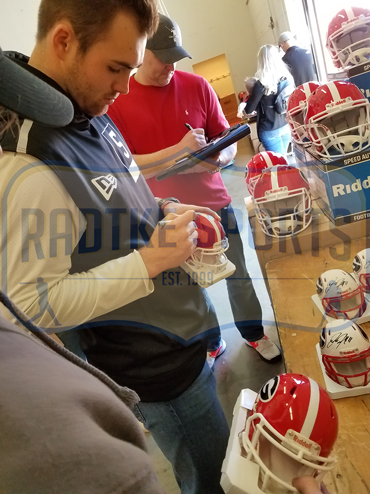 Jake Fromm Signed Georgia Bulldogs Speed NCAA Mini Helmet – Radtke Sports