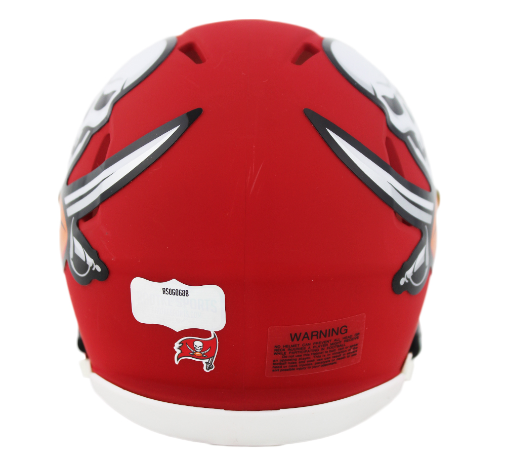 Mike Alstott Signed Tampa Bay Buccaneers Speed AMP NFL Mini Helmet ...