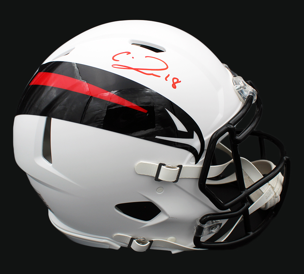 Calvin Ridley Signed Atlanta Falcons Speed Authentic AMP NFL Helmet ...