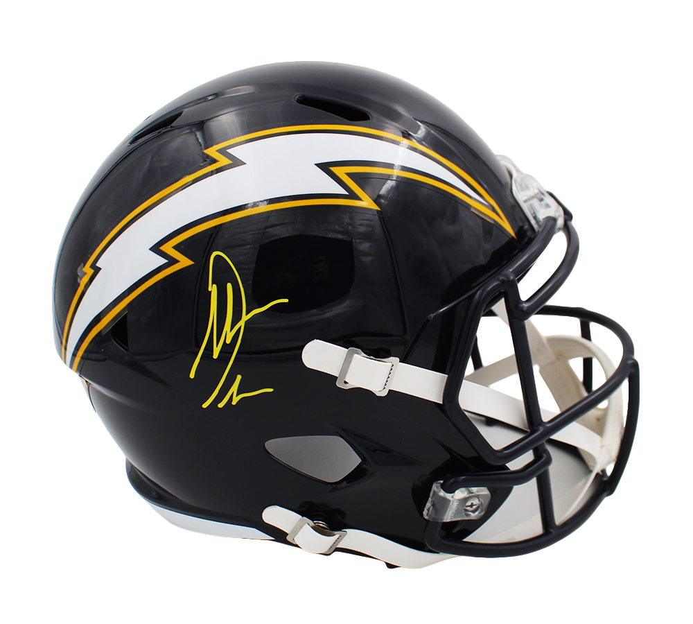 Antonio Gates Signed Los Angeles Chargers Speed Full Size Throwback ...