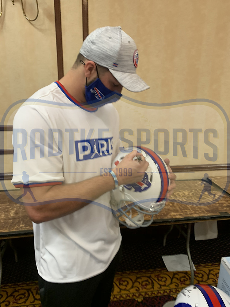 Josh Allen Signed Buffalo Bills Speed Authentic NFL Helmet – Radtke Sports