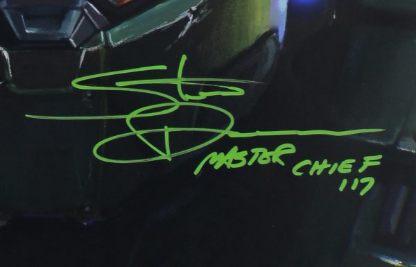 Steve Downes Signed Halo Unframed 16×20 Photo – Painted with “Master ...