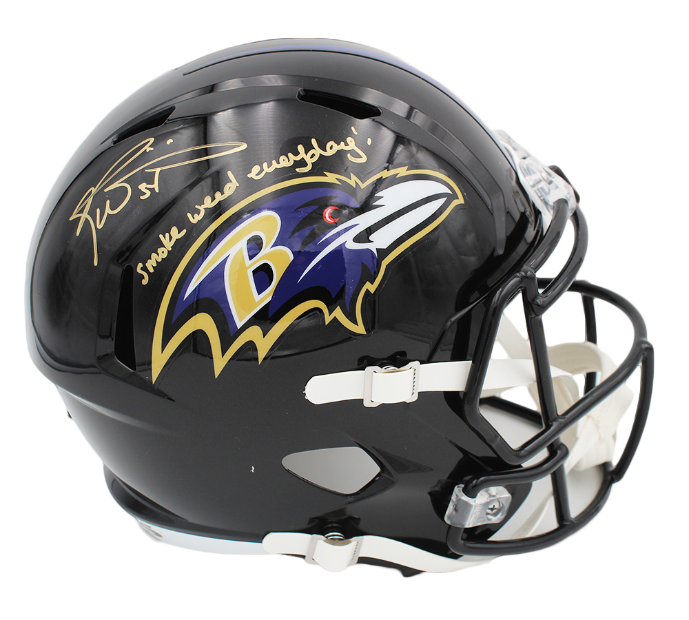 Ricky Williams Signed Baltimore Ravens Speed Full Size NFL Helmet with ...