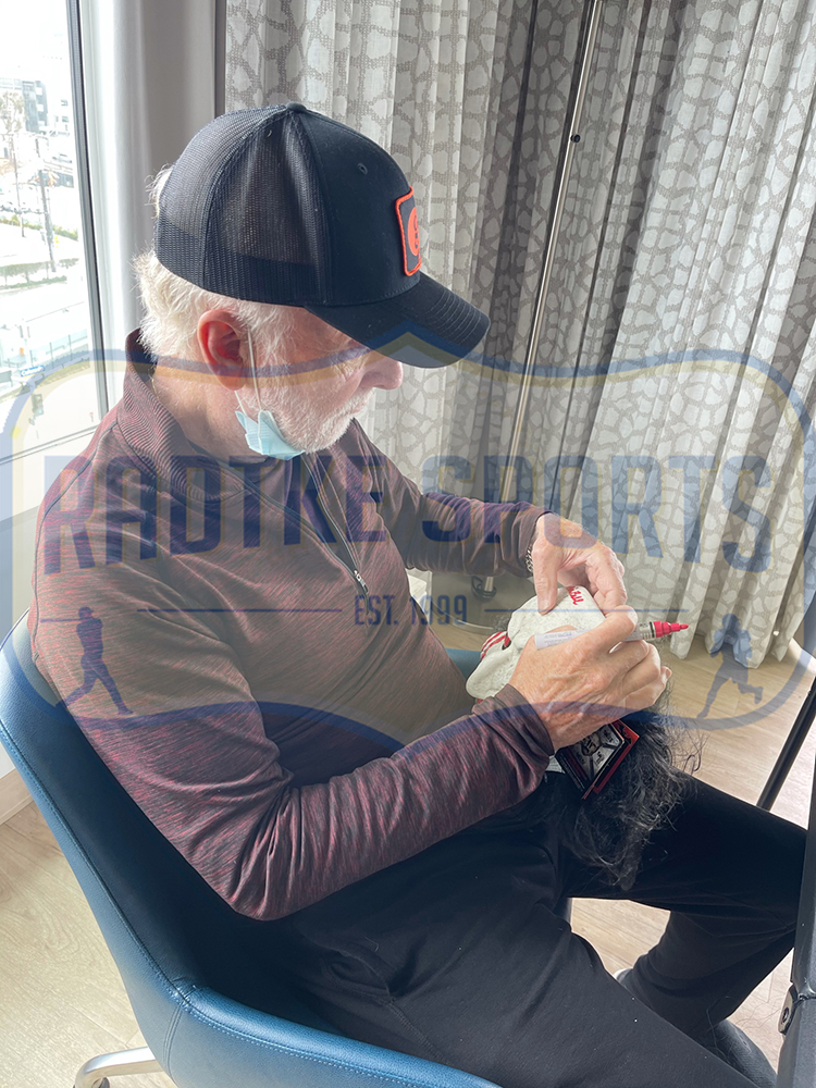 Tobin Bell Signed Saw Movie Billy Mask with “Jigsaw” Inscription ...