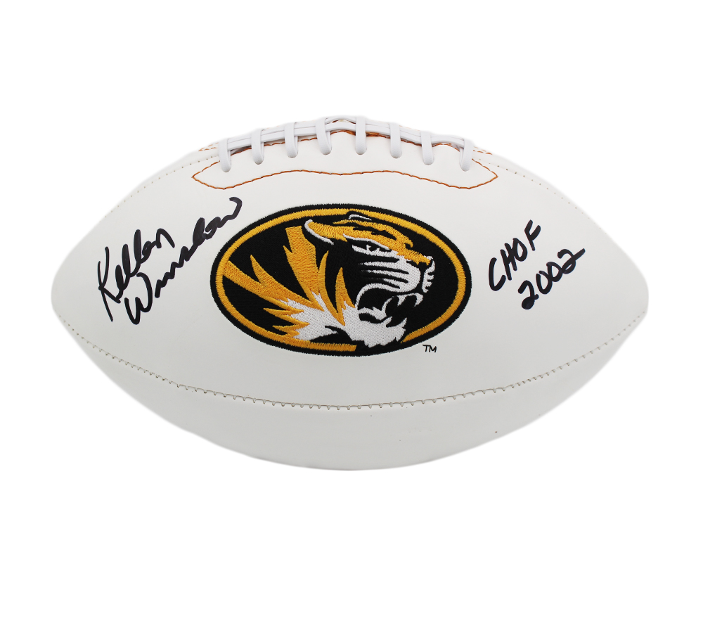 Kellen Winslow Signed Missouri Tigers Embroidered White NCAA Football ...