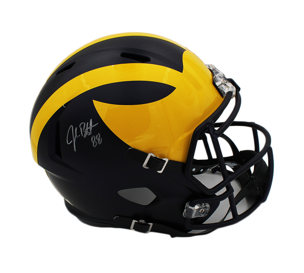 Jake Butt Signed Michigan Wolverines Speed Full Size NCAA Helmet ...