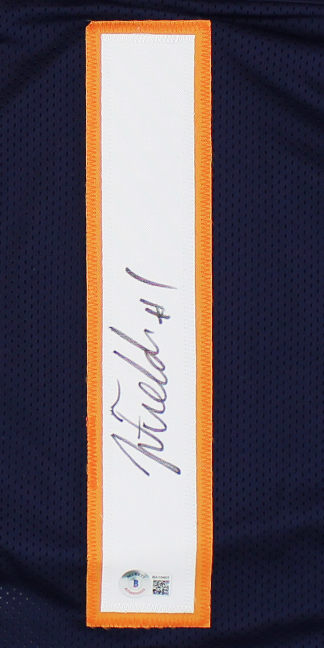 Justin Fields Signed Chicago Custom Blue Jersey – Radtke Sports