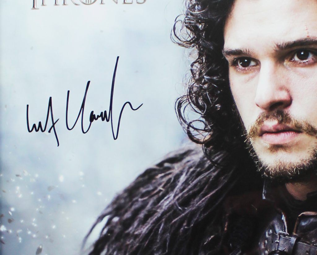 Kit Harington Signed Game of Thrones Framed Jon Snow Poster – Radtke Sports