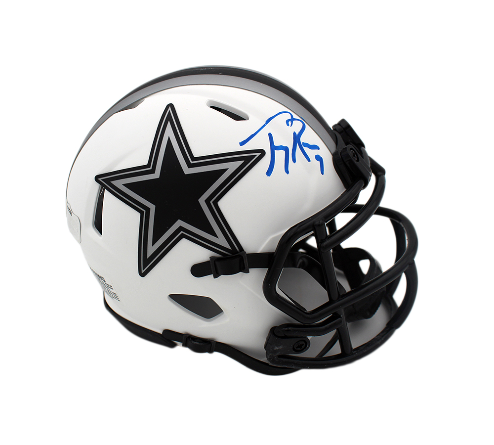 Tony Romo Signed Dallas Cowboys Speed Lunar NFL Mini Helmet – Radtke Sports