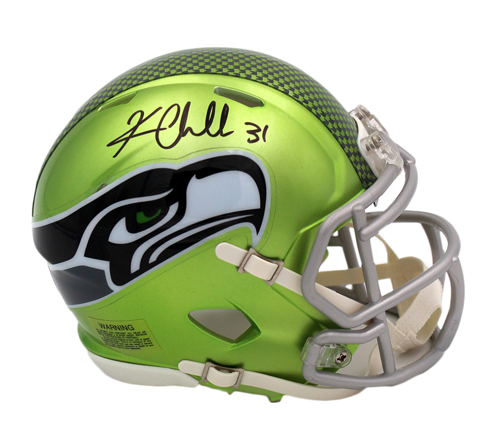 Kam Chancellor Signed Seattle Seahawks Speed Flash NFL Mini Helmet ...