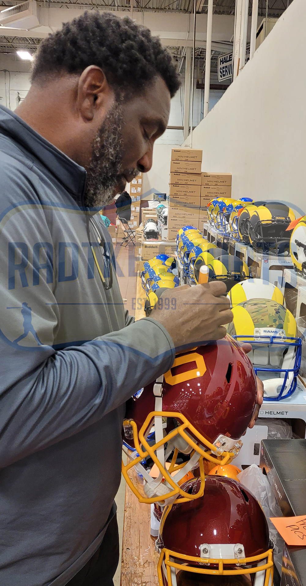 Doug Williams Signed Washington Football Team Speed Full Size NFL ...