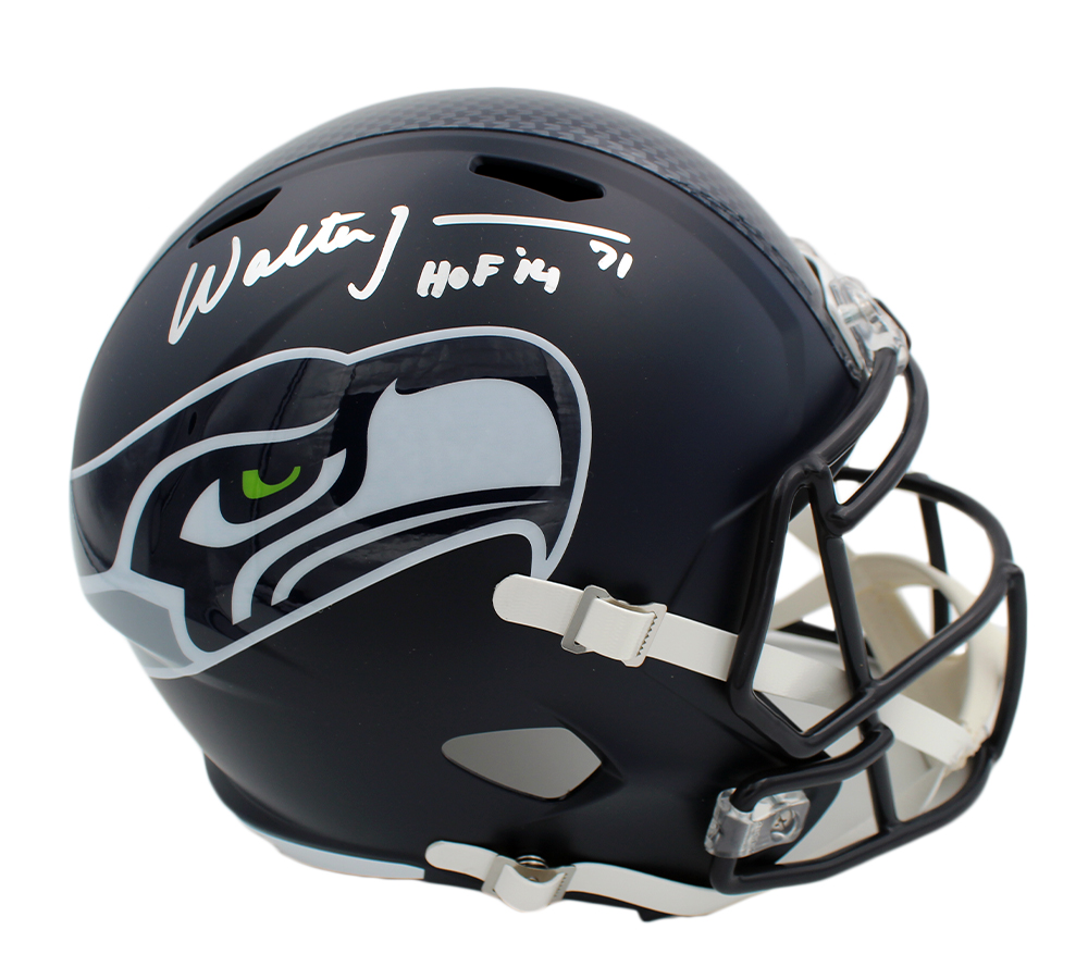 Walter Jones Signed Seattle Seahawks Speed Full Size NFL Helmet With ...