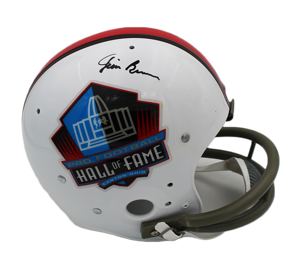 Jim Brown Signed Hall of Fame TK Authentic NFL Helmet – Radtke Sports