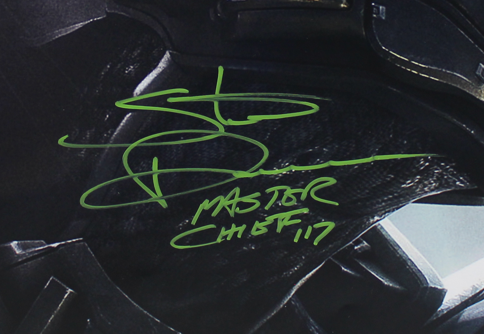 Steve Downes Signed Halo Unframed 16×20 Photo – Side Profile with ...