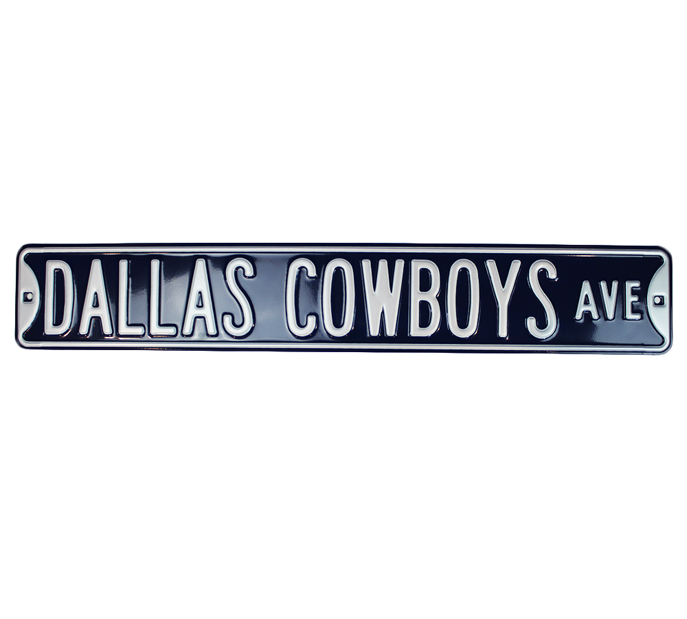 Dallas Cowboys Avenue Officially Licensed Authentic Steel 36×6 Navy NFL ...