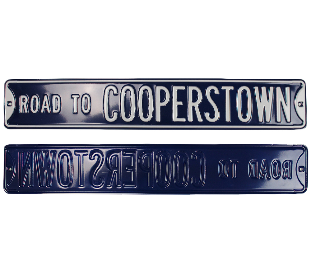 Road to Cooperstown Officially Licensed Authentic Steel 36×6 Purple ...