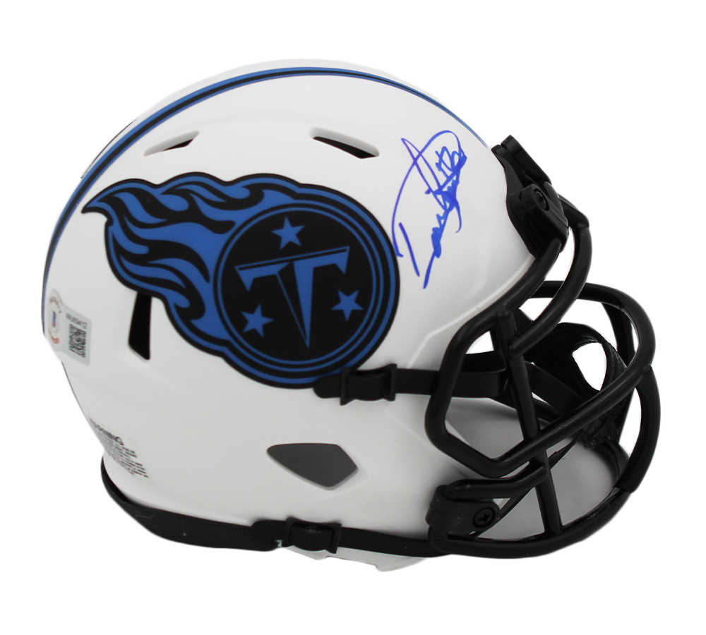 Derrick Henry Signed Tennessee Titans Speed Lunar NFL Mini Helmet ...