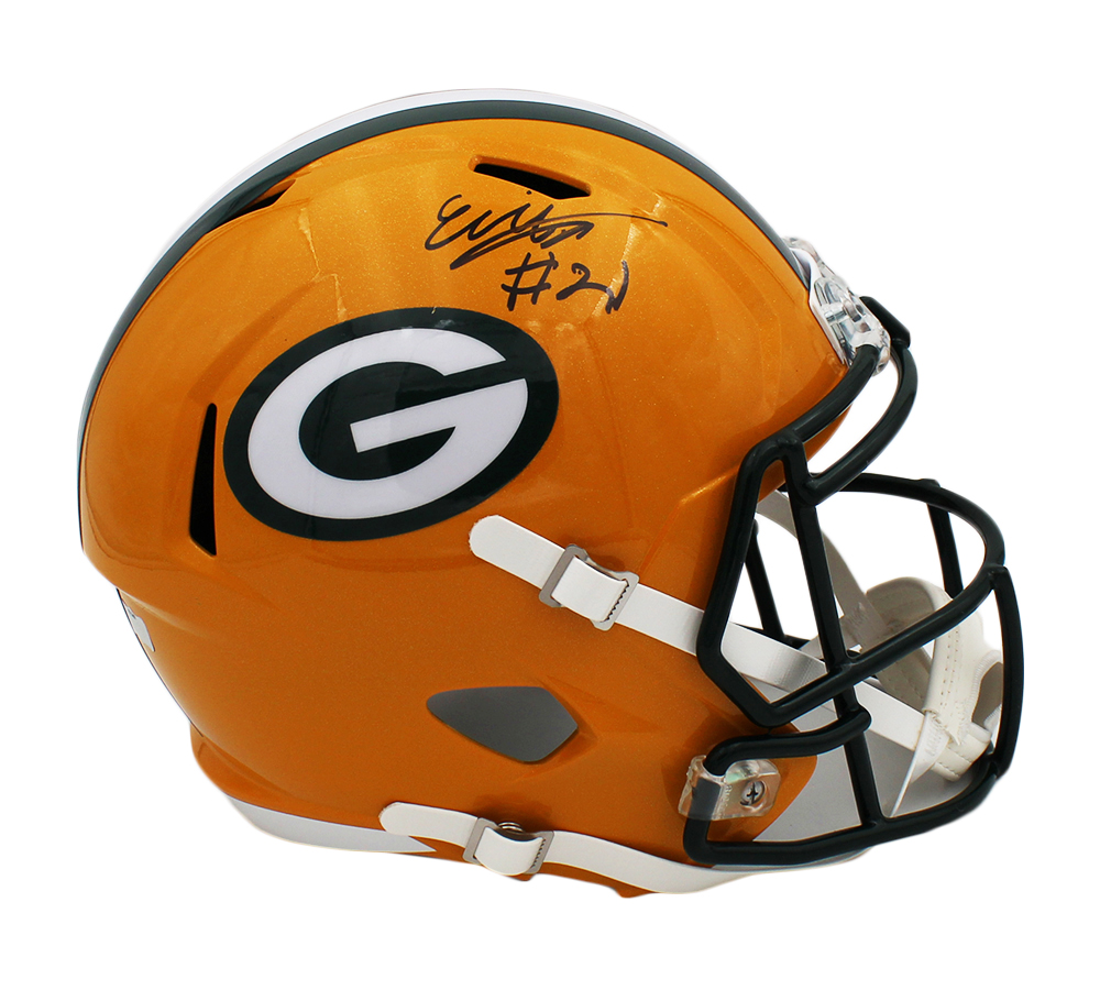 Eric Stokes Signed Green Bay Packers Speed Full Size NFL Helmet ...