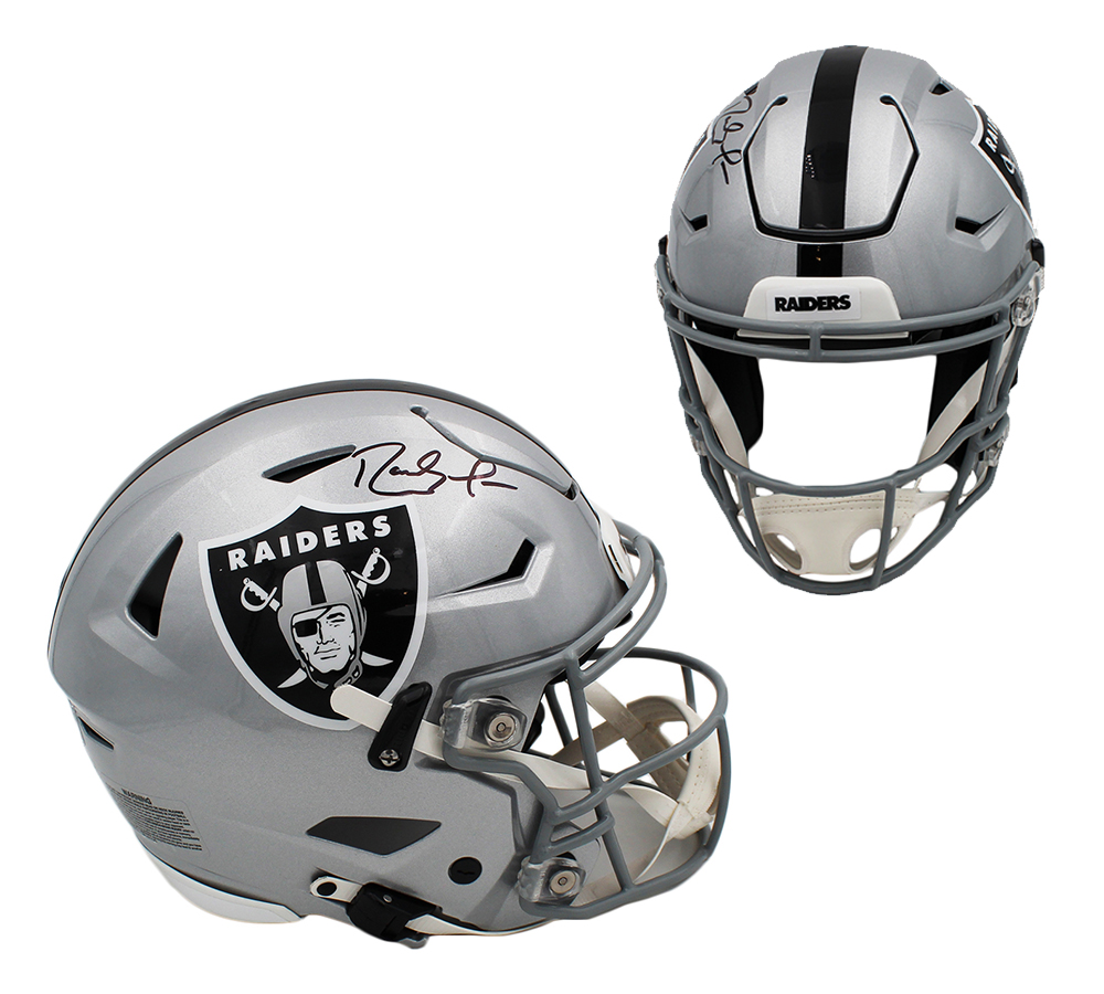Randy Moss Signed Las Vegas Raiders Speed Flex Authentic NFL Helmet ...