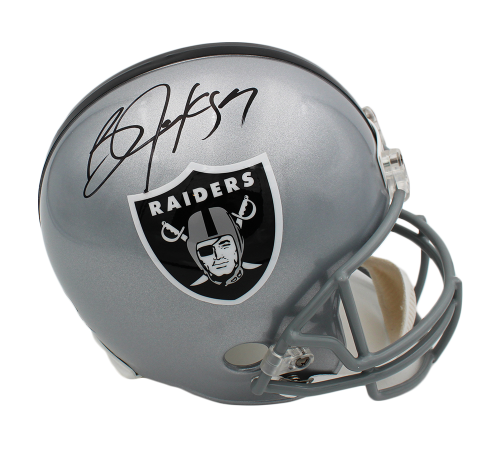 Bo Jackson Signed Las Vegas Raiders Speed Full Size NFL Helmet – Radtke ...