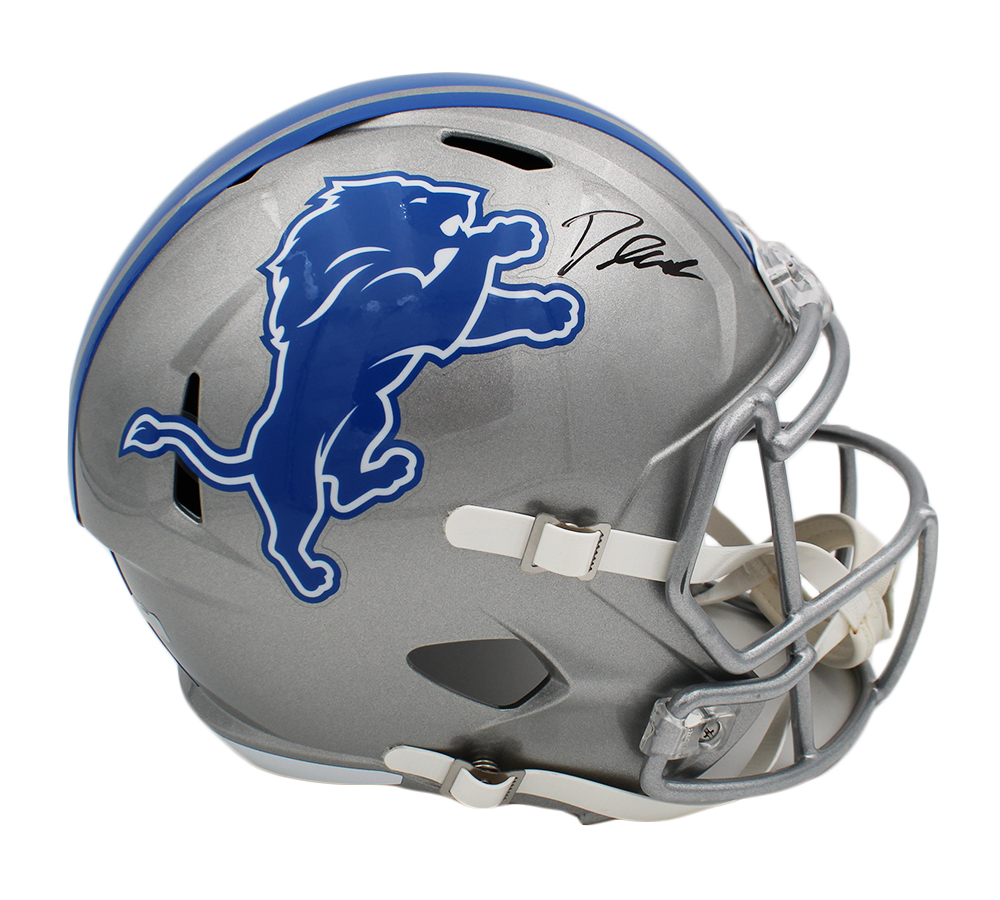D’Andre Swift Signed Detroit Lions Speed Full Size NFL Helmet – Radtke ...