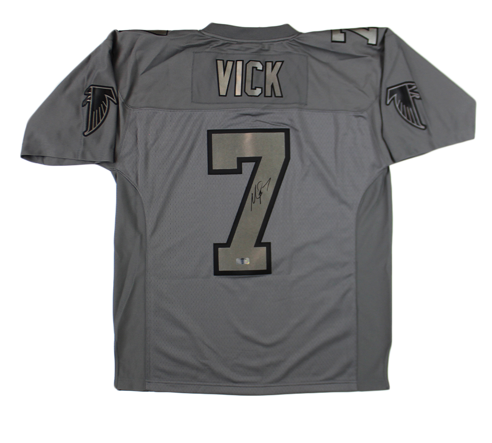 Michael Vick Signed Atlanta Falcons Nike Charcoal Jersey – Radtke Sports
