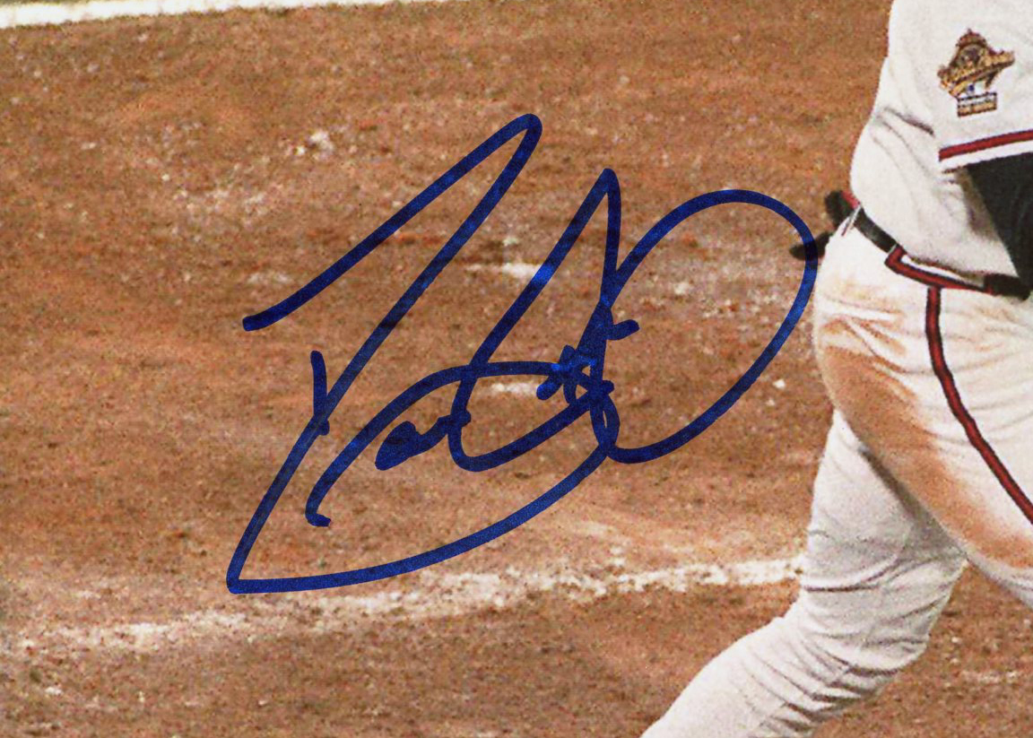 Dave Justice Signed Atlanta Braves Unframed 8×10 Photo- Tossing Bat ...