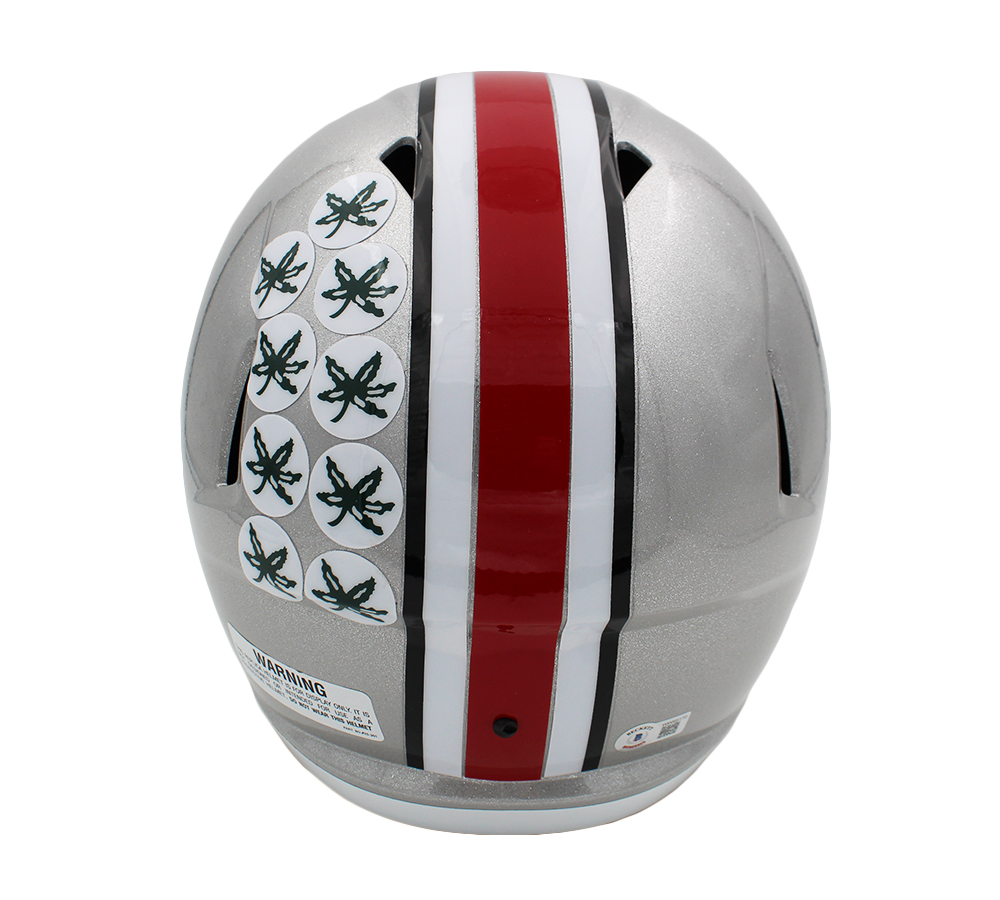 Chris Olave Signed Ohio State Buckeyes Speed Full Size NCAA Helmet ...