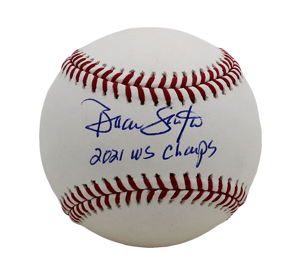 Brian Snitker Signed Atlanta Braves Rawlings Official Major League White MLB Baseball With “2021 ...