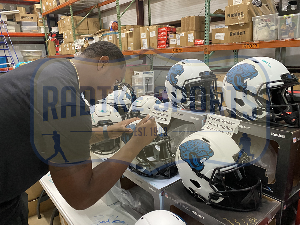 Travon Walker Signed Jacksonville Jaguars Speed Authentic Lunar NFL ...