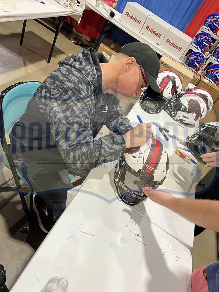 Jim Kelly, Andre Reed & Thurman Thomas Signed Buffalo Bills Speed Flex ...