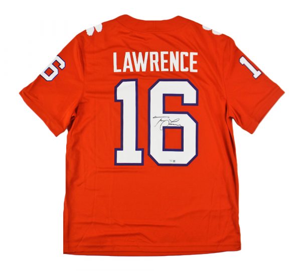 Trevor Lawrence Signed Clemson Tigers Nike Game Orange NFL Jersey ...