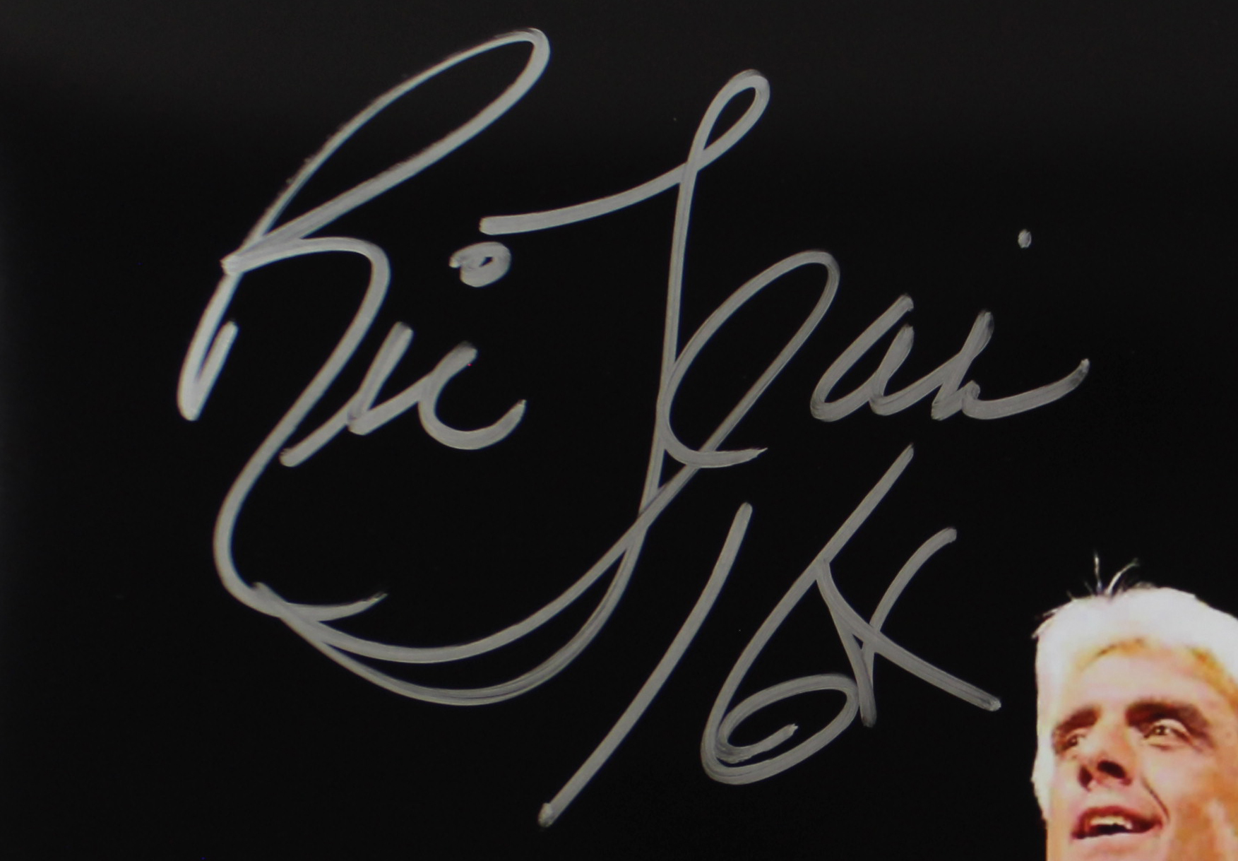 Ric Flair Signed Unframed 16×20 Photo – Black Robe – Radtke Sports