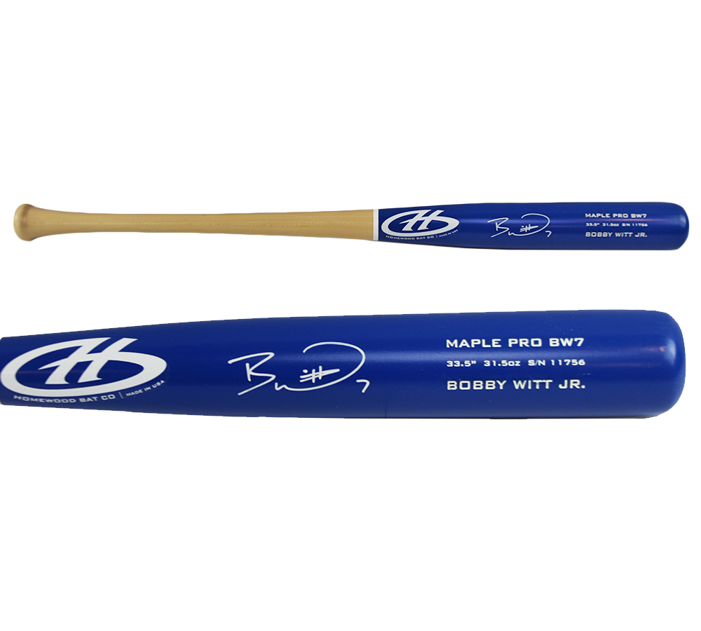 Bobby Witt Signed Kansas City Royals Homewood Player Model Blue and ...