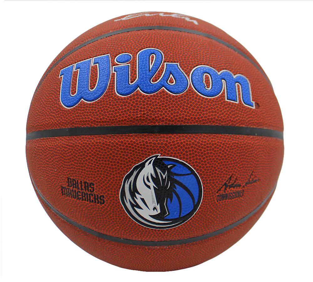 Luka Dončić Signed Dallas Mavericks Wilson Authentic NBA Basketball ...