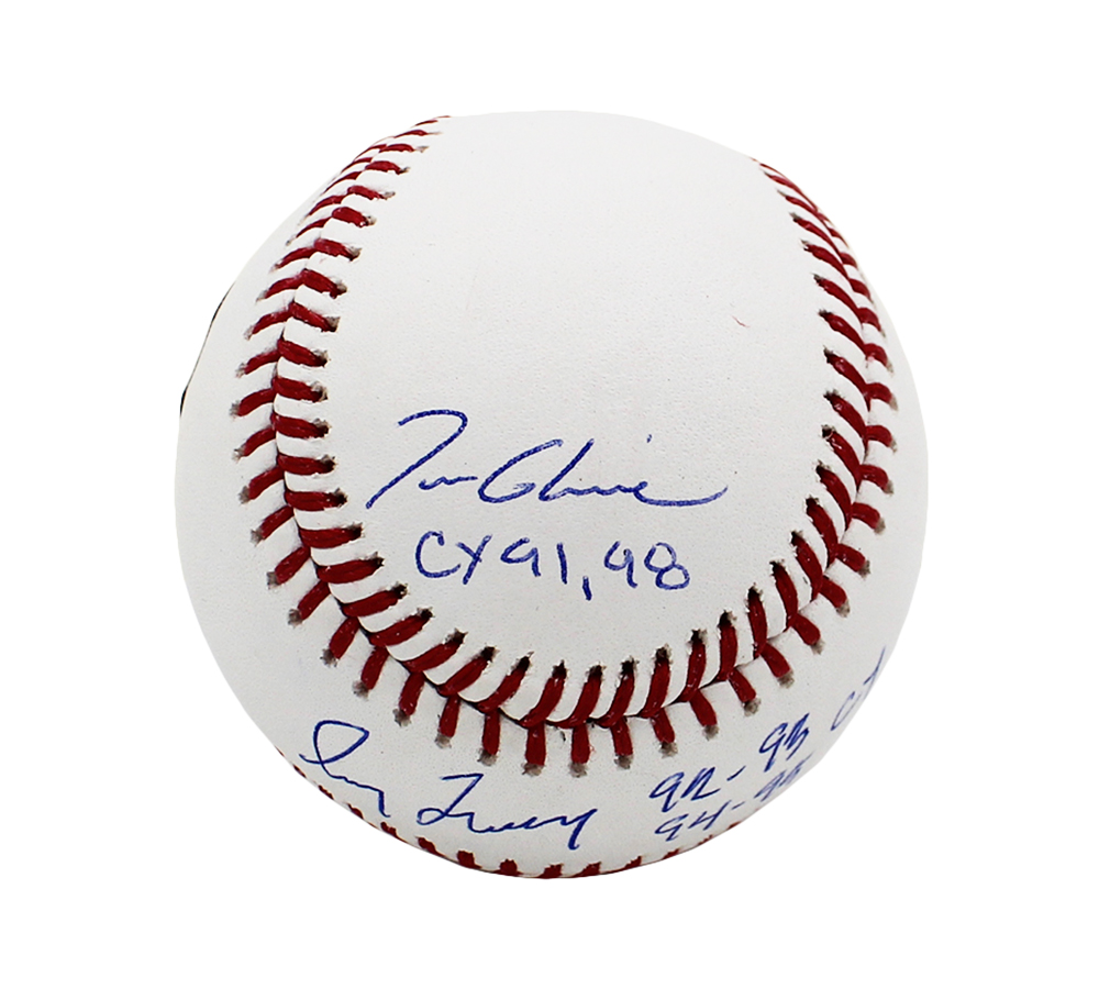 Tom Glavine, Greg Maddux, and John Smoltz Signed Atlanta Braves Rawlings Official Major League ...