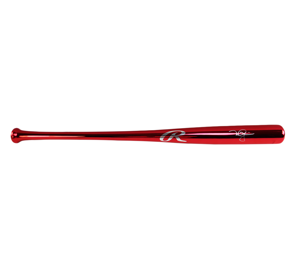 Mark McGwire Signed St. Louis Cardinals Rawlings Red Chrome MLB Bat ...